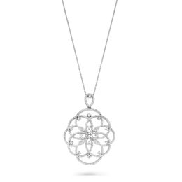Orphelia Damen-Kette aus 925er Sterlingsilber mit Anh&auml;nger &ndash; Silber ZH-7213