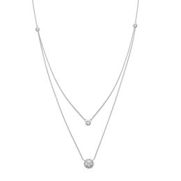 Orphelia Halskette f&uuml;r Damen, Sterling-Silber 925, Silber ZK-7492