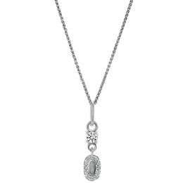 Orphelia 'Lily' Damen-Anh&auml;nger aus 925er Sterlingsilber mit Kette &ndash; Silber ZH-7582