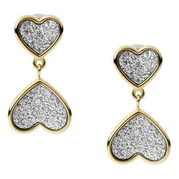 Fossil Schmuck 'Sutton' Damen Ohrstecker aus Edelstahl - Gold JF03939710