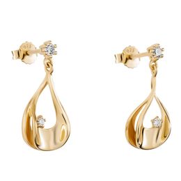 Orphelia 'Etoile' Damen Ohrh&auml;nger aus 925er Sterlingsilber - Gold ZO-7524/G