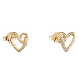 Orphelia 'Ida' Ohrstecker f&uuml;r Damen aus 925er Sterlingsilber - Gold ZO-7521/G