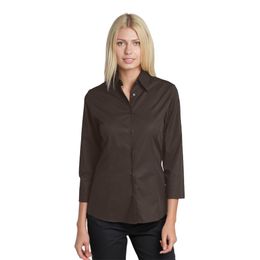 CG Workwear - "Ferrara" Bluse f&uuml;r Damen (Schokolade)