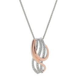 Orphelia 'Elsia' Damenkette mit Anh&auml;nger aus 925er Sterlingsilber &ndash; Silber ZH-7027