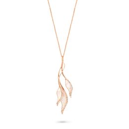 Orphelia 'Mariza' Damenkette mit Anh&auml;nger aus 925er Sterlingsilber &ndash; Silber/Ros&eacute; ZK-7171/RG