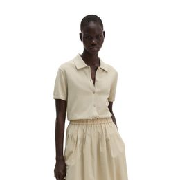 Marc O'Polo MARC O'POLO Damen Cardigan "aus reinem Baumwollgarn", beige, Gr. XL, unifarben, Obermaterial: 96% Baumwolle, 4% Polyamid, Strickjacken
