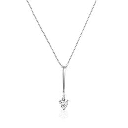 Orphelia Damen-Kette aus 925er Sterlingsilber mit Anh&auml;nger &ndash; Silber ZH-4769
