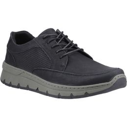 Hush Puppies Nelson Leder Herren Schwarz Schn&uuml;rschuhe