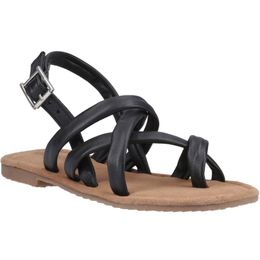 Hush Puppies Hope Leder Damen Schwarz Sandalen