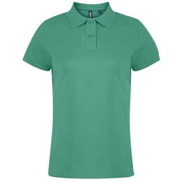 Asquith & Fox - Unifarbenes Poloshirt - Damen (Zartgr&uuml;n)