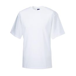 Russel Athletic Russell - "Super" T-Shirt f&uuml;r Herren/Damen Unisex (Wei&szlig;)