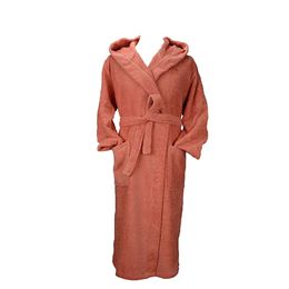 ARTG - "Robezz" Morgenmantel f&uuml;r Herren/Damen Unisex, Baumwolle aus biologischem Anbau (Rosa)