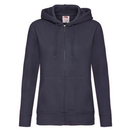 Fruit of the Loom - "Premium Sweat" Kapuzenpullover f&uuml;r Damen (Marineblau)