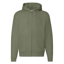 Fruit of the Loom - "Premium" Kapuzenjacke f&uuml;r Herren/Damen Unisex (Klassisch Olivgr&uuml;n)