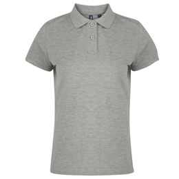 Asquith & Fox - Unifarbenes Poloshirt - Damen (Grau)