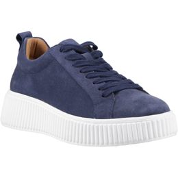 Hush Puppies Harlow Suede Damen Sneaker aus Wildleder in Indigoblau
