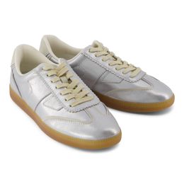 Toms Shoes TOMS Collins Leder Damen Silber Sneakers