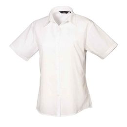 Premier - Bluse f&uuml;r Damen kurz&auml;rmlig ()