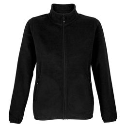 SOLS Womens/Ladies Factor Microfleece Recycled Fleece Jacket (Schwarz)