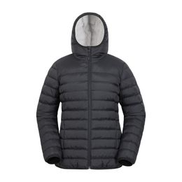 Mountain Warehouse Damen/Damen Kunstfell gef&uuml;tterte wattierte Jacke (Schwarz)