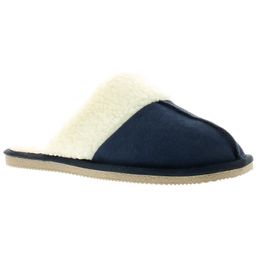 Hush Puppies arianna Leder Damen Damen Pantoffel Hausschuhe navy