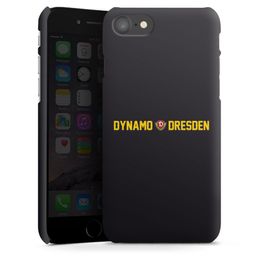 DeinDesign iPhone SE (2020) Handy Premium Case Smartphone Handyh&uuml;lle Schutzh&uuml;lle matt Sg Dynamo Dresden Official Licensed Product Lettering Premium Case