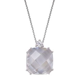 Orphelia Damen-Kette aus 925er Sterlingsilber mit Anh&auml;nger &ndash; Silber ZH-4550