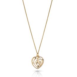 Orphelia 'Euphoria' Damenkette aus 925er Sterling Silber mit Anh&auml;nger - Gold ZH-7522/G