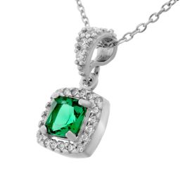 Orphelia 'Faustine' Damenkette mit Anh&auml;nger aus 925er Sterlingsilber - Silber ZH-7199/GR