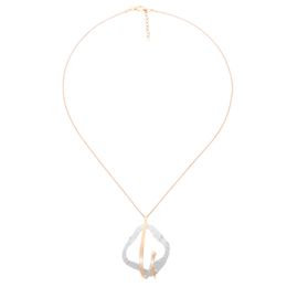 Orphelia 'Lamara' Damen-Kette mit Anh&auml;nger aus 925er Sterlingsilber, Silber/Ros&eacute;, ZH-7207