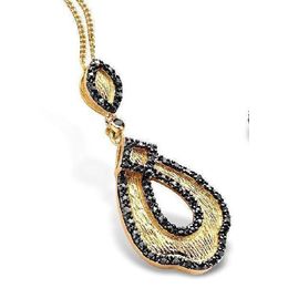 Orphelia Damen-Anh&auml;nger Sterling-Silber 925 mit Kette &ndash; Gold PEN-1901-B