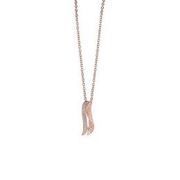 Orphelia Damen-Kette aus 925er Sterlingsilber mit Anh&auml;nger - Ros&eacute; ZH-6030/1