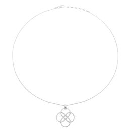 Orphelia Damen-Kette aus 925er Sterlingsilber mit Anh&auml;nger &ndash; Silber ZH-6085