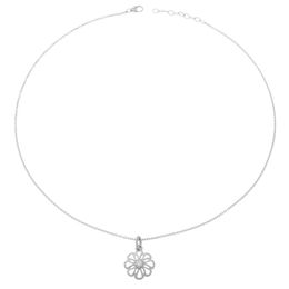 Orphelia Damen-Kette aus 925er Sterlingsilber mit Anh&auml;nger &ndash; Silber ZH-6017