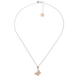 Orphelia Damen-Kette aus 925er Sterlingsilber mit Anh&auml;nger, Silber/Ros&eacute;, ZK-7194