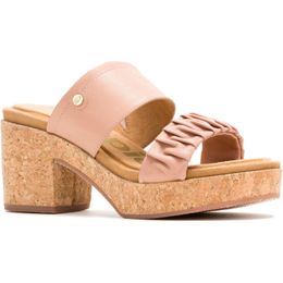 Hush Puppies Poppy Damen Sandalen Aus Leder In Caf&eacute;-Creme