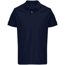 SOLS - "Pacific" Poloshirt Doppeln&auml;hte f&uuml;r Herren/Damen Unisex (Dunkelblau)
