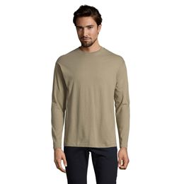 SOLS - "Monarch" T-Shirt f&uuml;r Herren Lang&auml;rmlig (Khakigr&uuml;n)