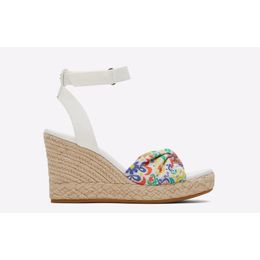 Toms Shoes TOMS Marisela Damen Wei&szlig;e Keilabs&auml;tze