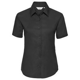 Russel Athletic Russell Collection - Hemd f&uuml;r Damen kurz&auml;rmlig (Schwarz)