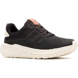 Hush Puppies Seventy8 Runner Wildleder Damen Sneaker in Schwarz