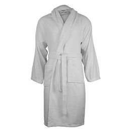 The One Towelling - Morgenmantel f&uuml;r Herren/Damen Unisex, Baumwolle aus biologischem Anbau (Wei&szlig;)