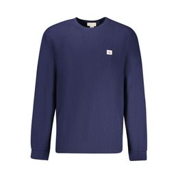 Calvin Klein Blu Baumwollpullover f&uuml;r Herren