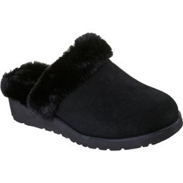 Skechers Keepsakes Wedge Time To Cruise Leder Damenschuhe Schwarz