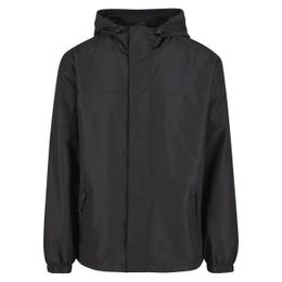 Windbreaker Brandit "Brandit Brandit Men Light Windbreaker Frontzip", Herren, Gr. 4XL, schwarz, 100% Polyester, unifarben, normal, ohne Ausschnitt, Jacken Windbreaker