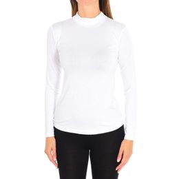 Damen Langarm-Bambus-Unterhemd Q712