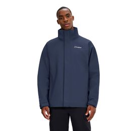 Funktionsjacke Berghaus "HILLWALKER 2.0 IA JKT AM", Herren, Gr. L, hale navy, Obermaterial: 100% Polyamid. Futter: 100% Polyester, Jacken Funktionsjacke, mit einrollbarer Kapuze, aus 2-lagigem GORE-TEX ePE-Material