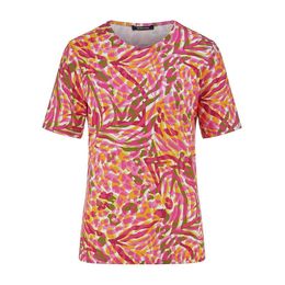 Peter Hahn - Shirt mit Rundhals-Ausschnitt, orange, Gr. 40 / M - Baumwolle