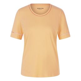 Green Cotton - Rundhals-Shirt Frida, orange, Gr. 46 / L - Baumwolle