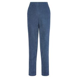 DAY.LIKE - Straight Fit-Cord-Hose, blau, Gr. 42 / M